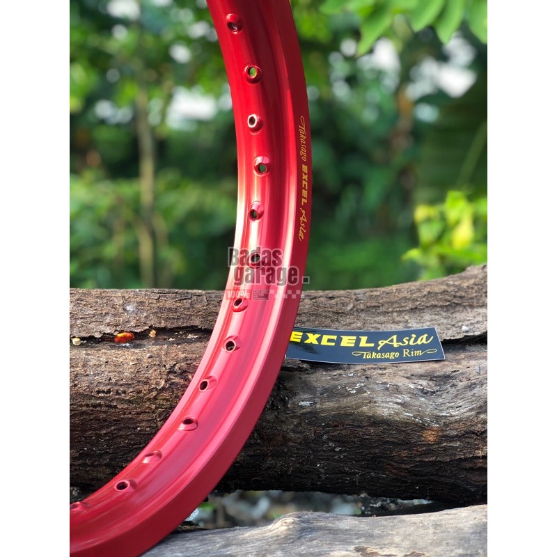 Jual velg takasago excel asia red, velg TEA merah ring 17 | Shopee ...
