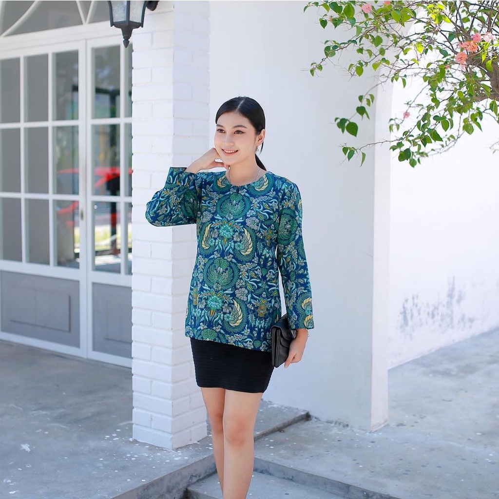 Jual Benang Raja Batik Couple Pria Wanita Motif Sayap Garuda Size Jumbo ...