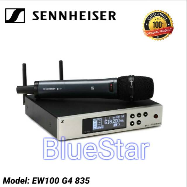 Jual Mic Wireless Sennheiser EW100 G4 835 S Original | Shopee Indonesia