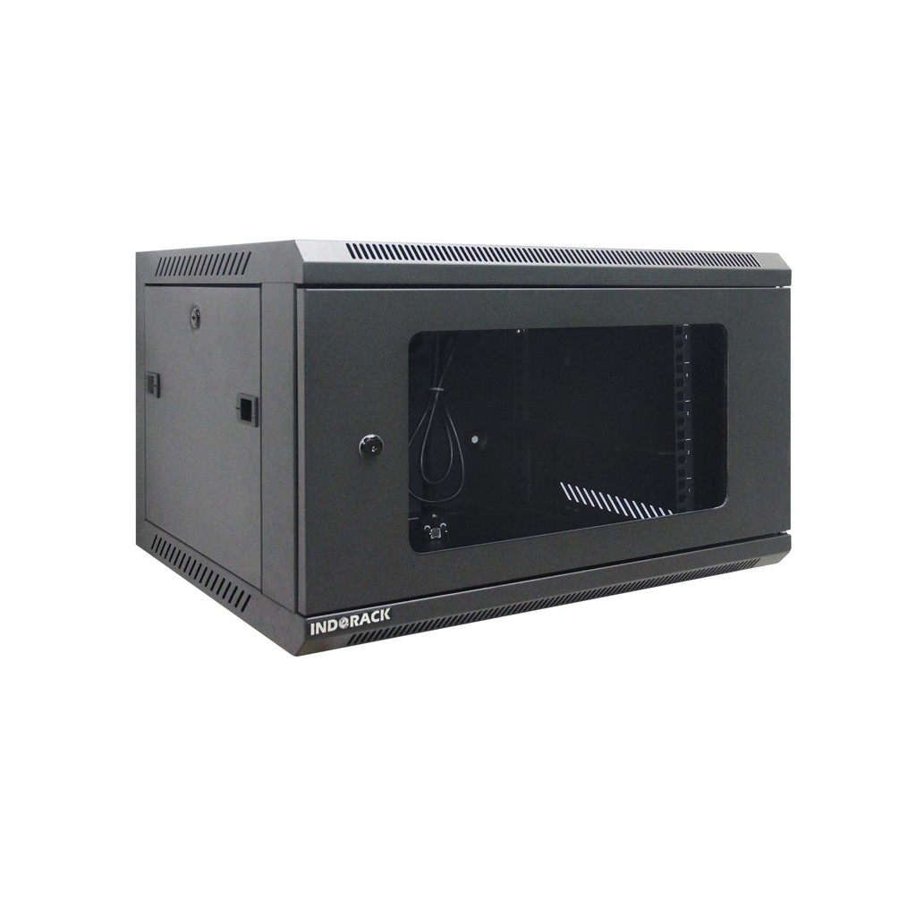 Jual Indorack WR5006S Wallmount Rack Single Door 19 inch Cabinet Rack ...