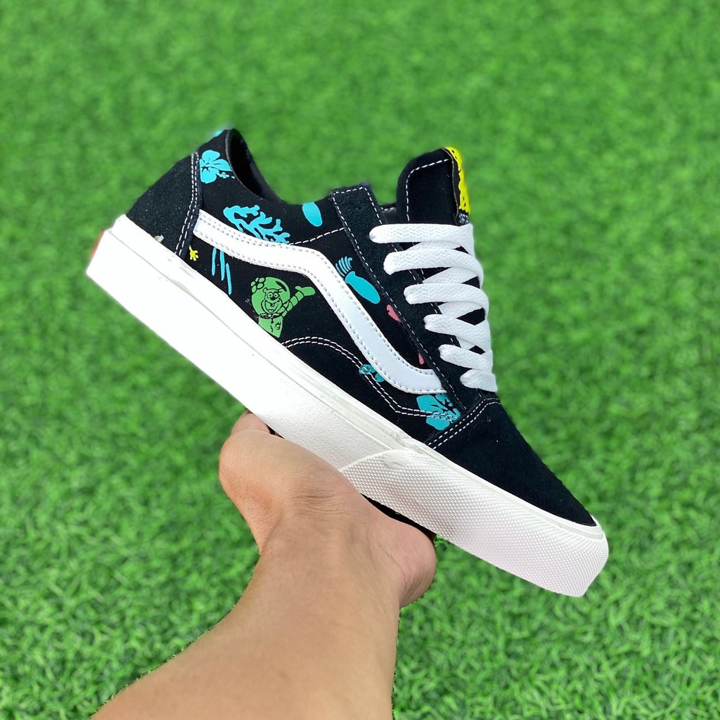 Jual VANS OLDSKOOL SPONGEBOB ALOHA BLUE | Shopee Indonesia