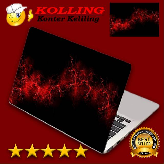 Jual Garskin Laptop red and black wallpaper Skin Laptop Stiker Laptop ...