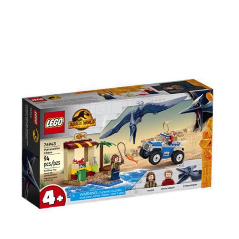 Jual Lego ORIGINAL 76943 JURASSIC WORLD Pteranodon Chase Mainan Anak ...