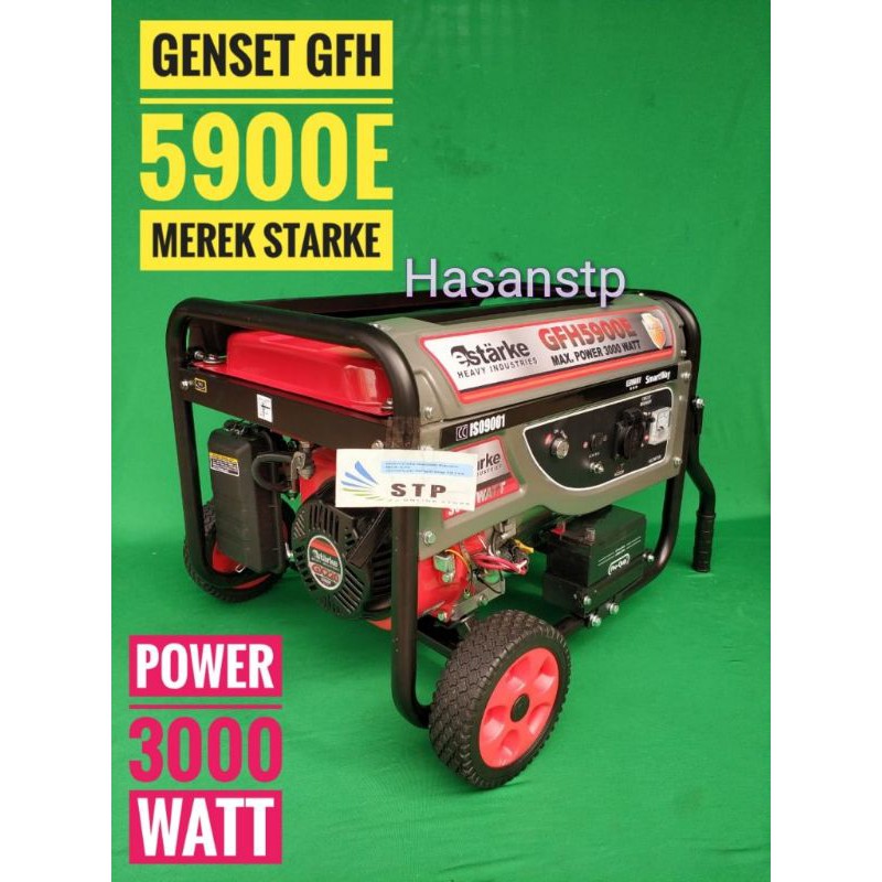 Jual genset GFH 5900E starke power 3000 watt | Shopee Indonesia
