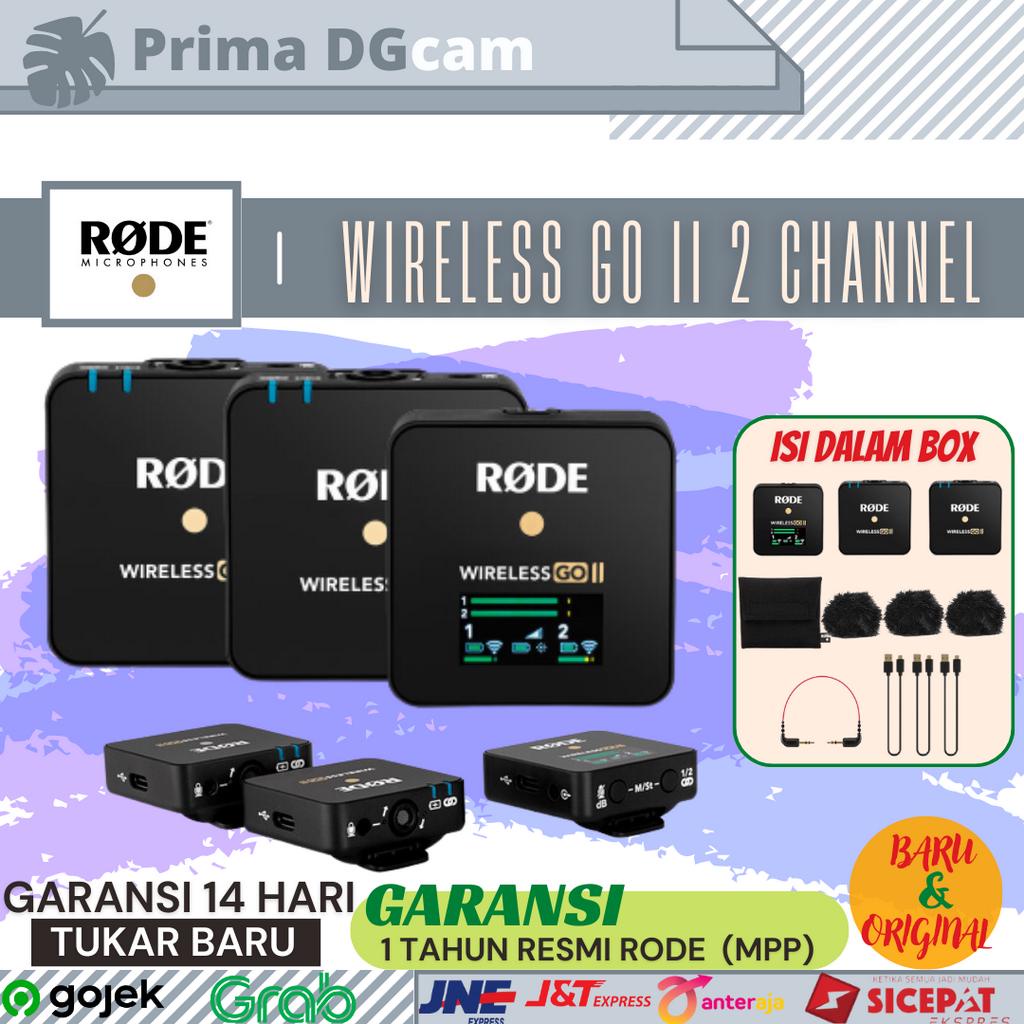 Jual Rode Wireless GO II Dual Compact Digital Wireless Microphone | Shopee Indonesia