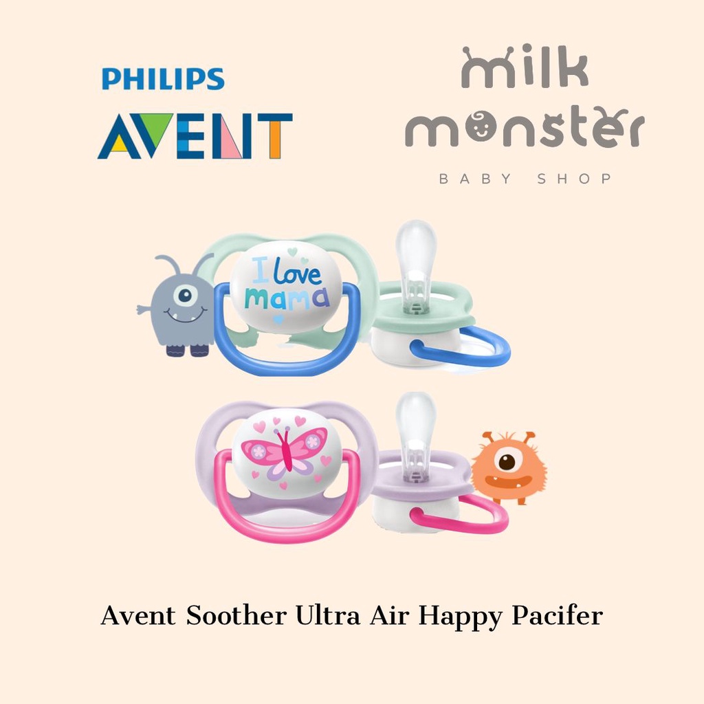 Jual Philips Avent Soother Ultra Air Happy Pacifier / Empeng bayi ...