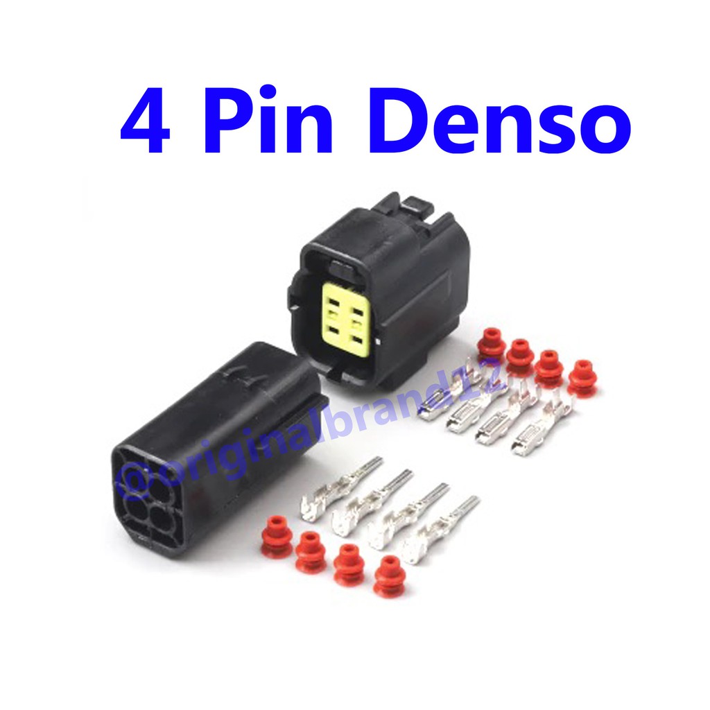 Jual Soket 4 PIN DENSO Waterproof Electrical Wire Connector Konektor ...
