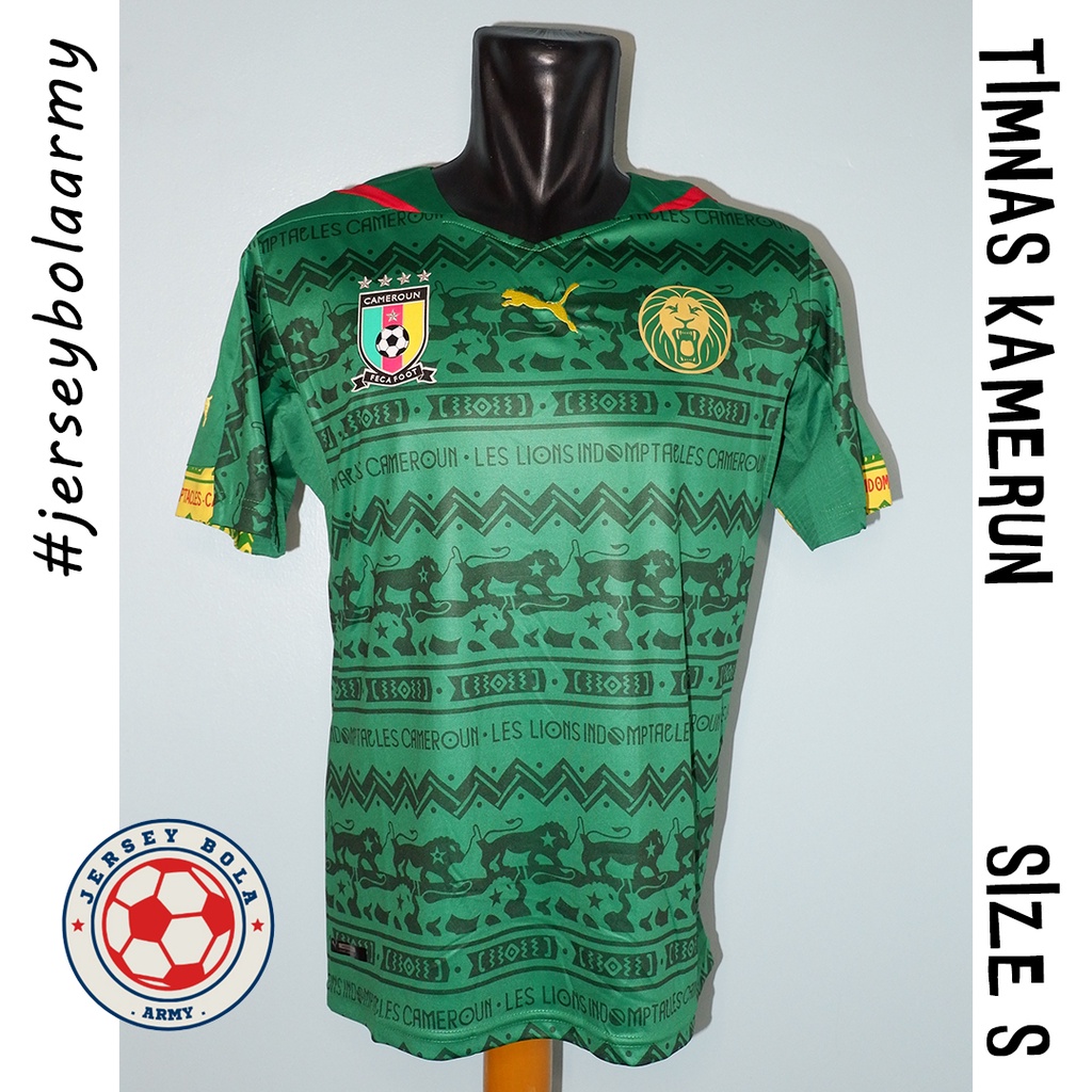 Jual JERSEY TIMNAS KAMERUN GO GRADE ORI RARE LANGKA | Shopee Indonesia
