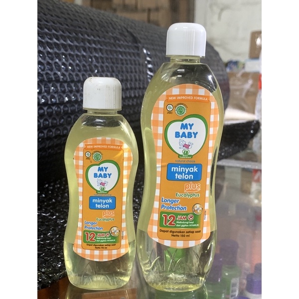 Jual my baby telon eucalyptus kuning 60-90 ml x 2pcs | Shopee Indonesia