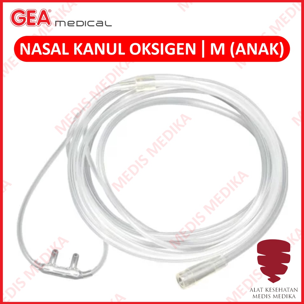 Jual GEA Nasal Oxygen Cannnula Child Alat Bantu Pernafasan Selang Kanul ...