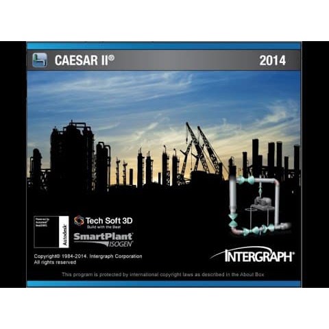 Jual Intergraph CAESAR II 2014 - Software stress analysis in piping ...