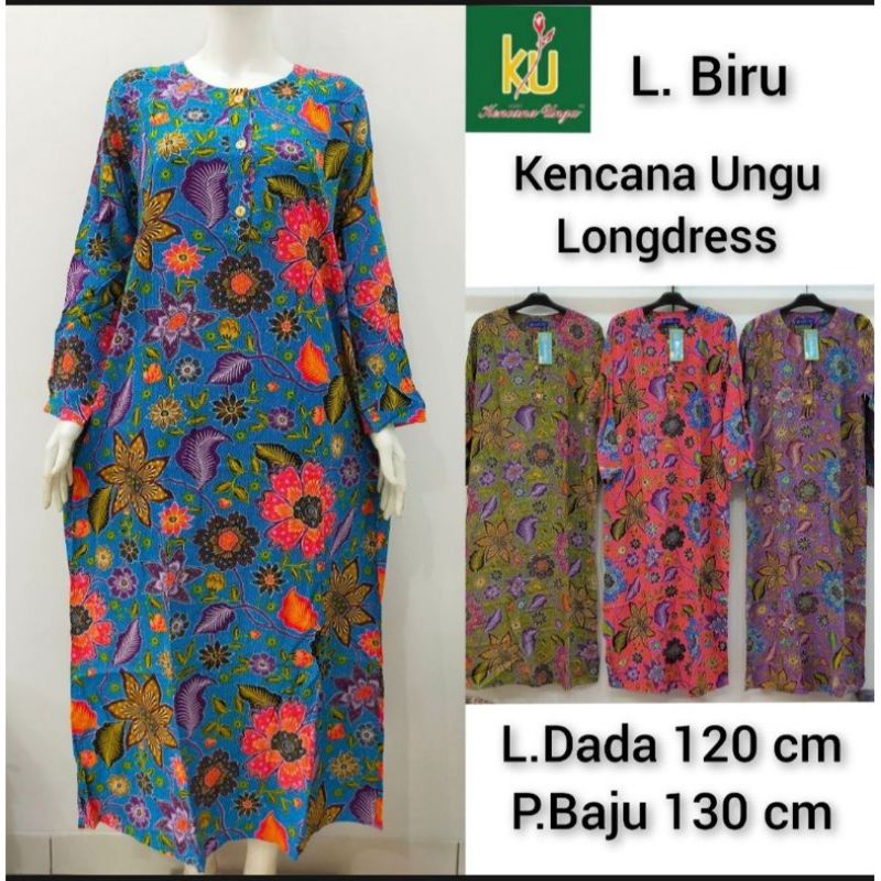 Jual LONGDRES KENCANA UNGU LABEL BIRU ORIGINAL LD KUB /GAMIS MUSLIM ...