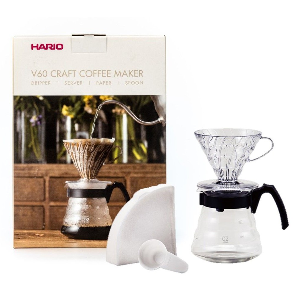 Jual Hario V60 Coffee Server Set - V60 Pour Over Kit 02 - 700 ml ...