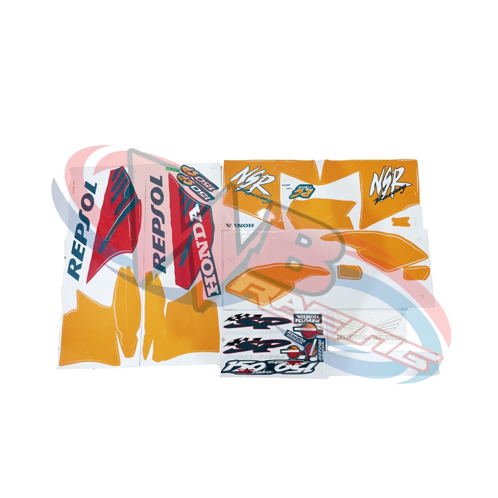 Jual Stiker Fullset Striping Fullbody Honda NSR 150 SP, Grade 1 Bahan ...