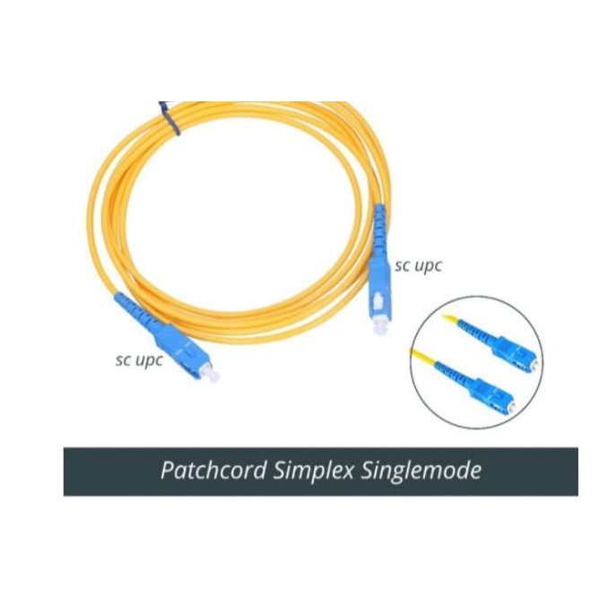 Jual Kabel Patchcord FO Simplex Single Mode SC 100m Indoor | Shopee ...