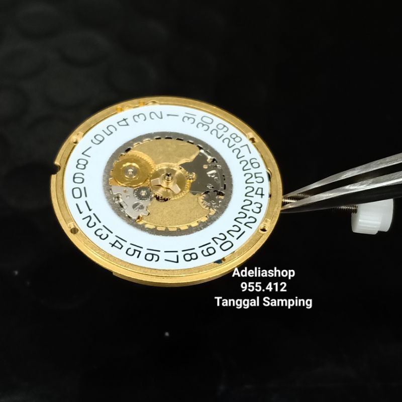 Jual MESIN JAM TANGAN SWISS ETA TYPE 955.412 LUBANG TANGGAL SAMPING ...