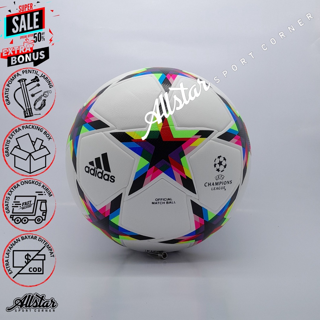 Jual Bola sepak original ADIDAS CHAMPIONS FINALE 22/23 bola kaki ...