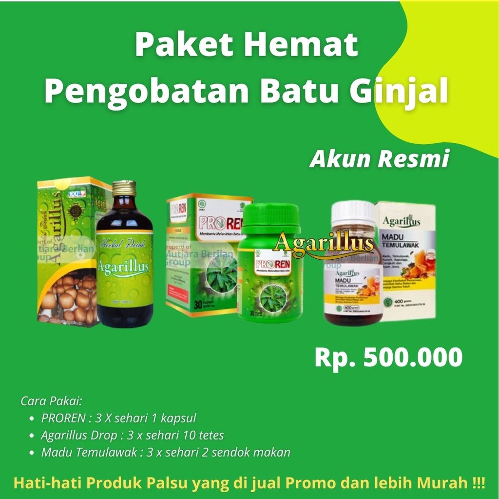 Jual Agarillus Pengobatan Batu Ginjal Solusi Herbal Terbaik Indonesia ...