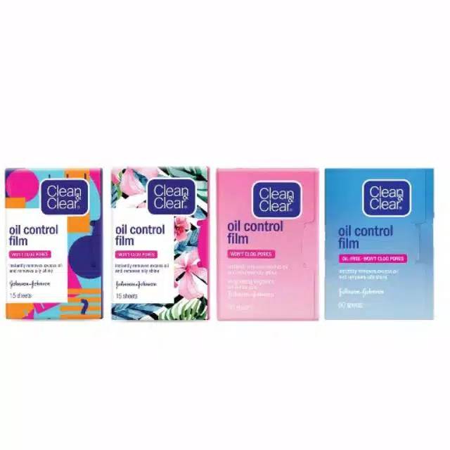 Jual CLEAN & CLEAR Oil Control Film 15s dan 60s | Shopee Indonesia