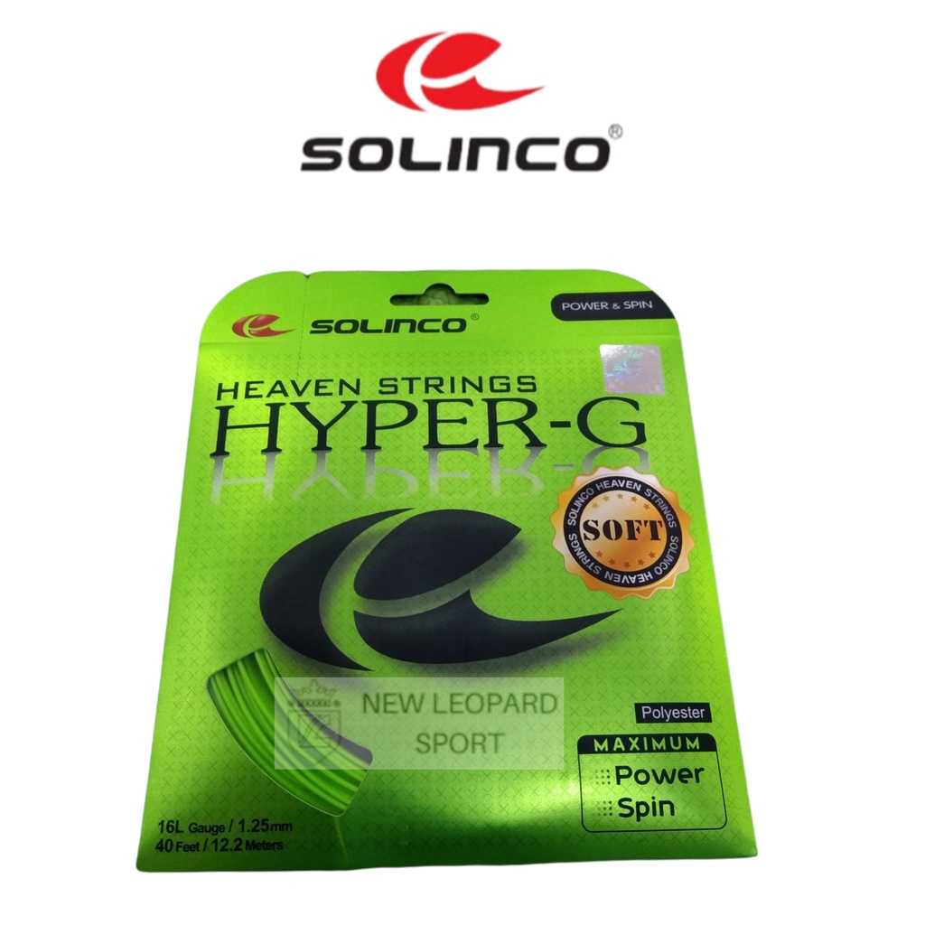 Jual Senar tenis solinco heaven string Hyper-G 16L tipe soft | Shopee Indonesia