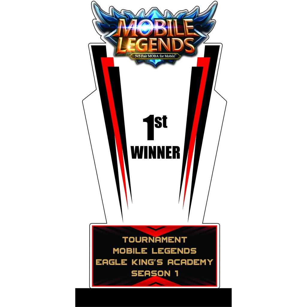 Jual Trophy/Plakat/Piala/Mobile Legends/Bahan Akrilik 3mm dan 6mm/Free ...