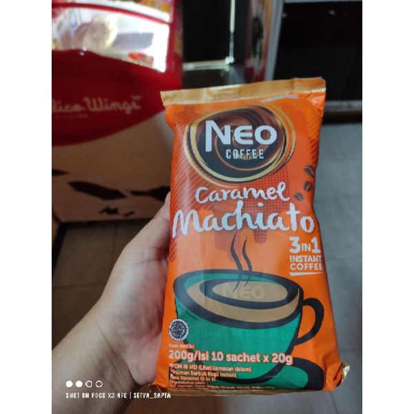 Jual neo coffe caramel 20gr x 10 | Shopee Indonesia