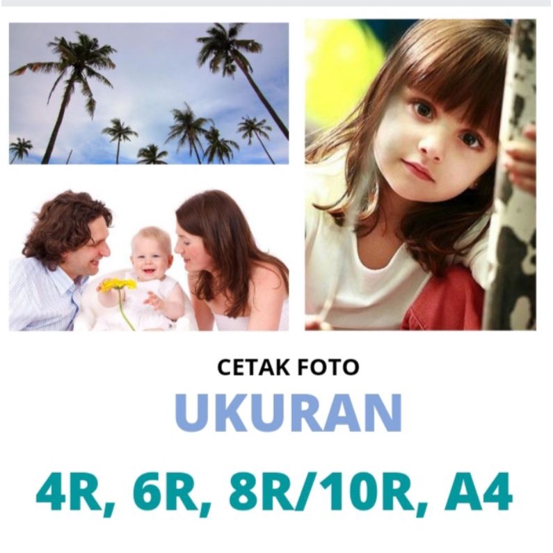 Jual Cetak Foto Glossy Ukuran 4R / 6R / 8R / A4 || mal 98 | Shopee Indonesia