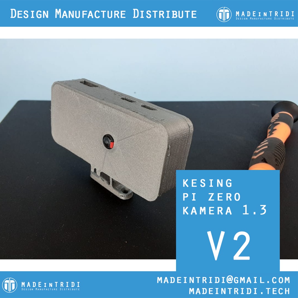 Jual Kesing V2 Raspberry Pi Zero W Camera 5mp Rev 13 Cam Case Pi Zero Shopee Indonesia 