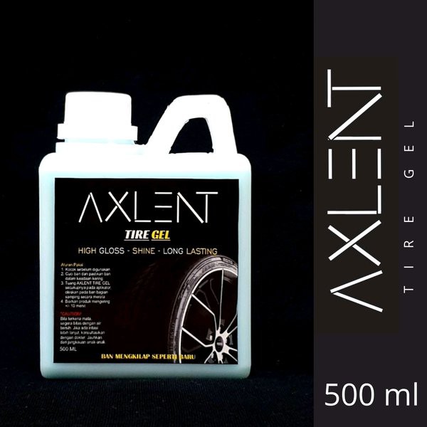 Jual Semir Ban AXLENT TIRE GEL Berkualitas 1/2 Liter 500 ml Produk ...