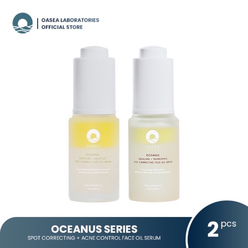 Jual Oasea Special Combo Oceanus Face Oil Serum SPOT CORRECTING + ACNE ...