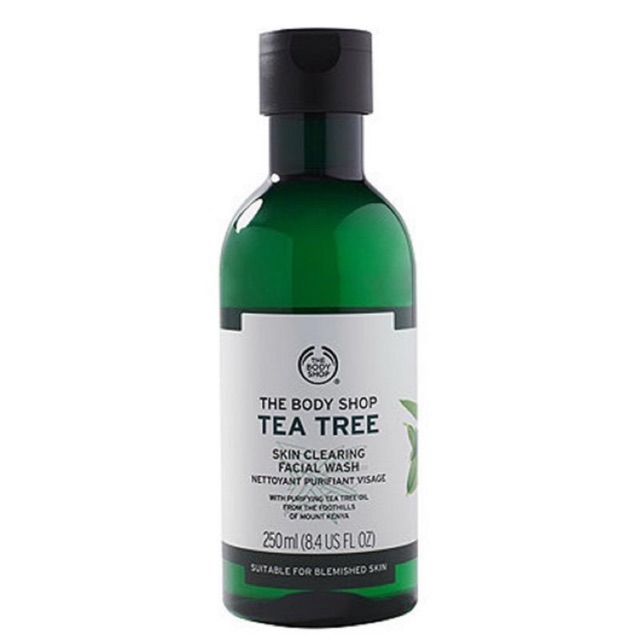 Jual Tea tree facial wash 100% asli body shop | Shopee Indonesia