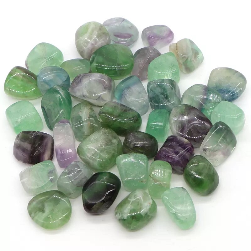 Jual Tarotbythewolf - Tumbled Fluorite | Shopee Indonesia