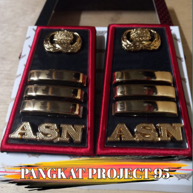 Jual PANGKAT ASN 3C SULAWESI DASAR KAIN HITAM | Shopee Indonesia