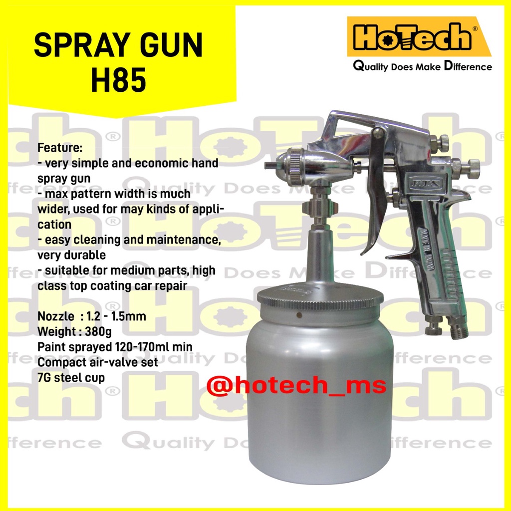 Jual Spray Panting Gun Tabung Bawah | Spray Gun H 85 | FTS Made In ...