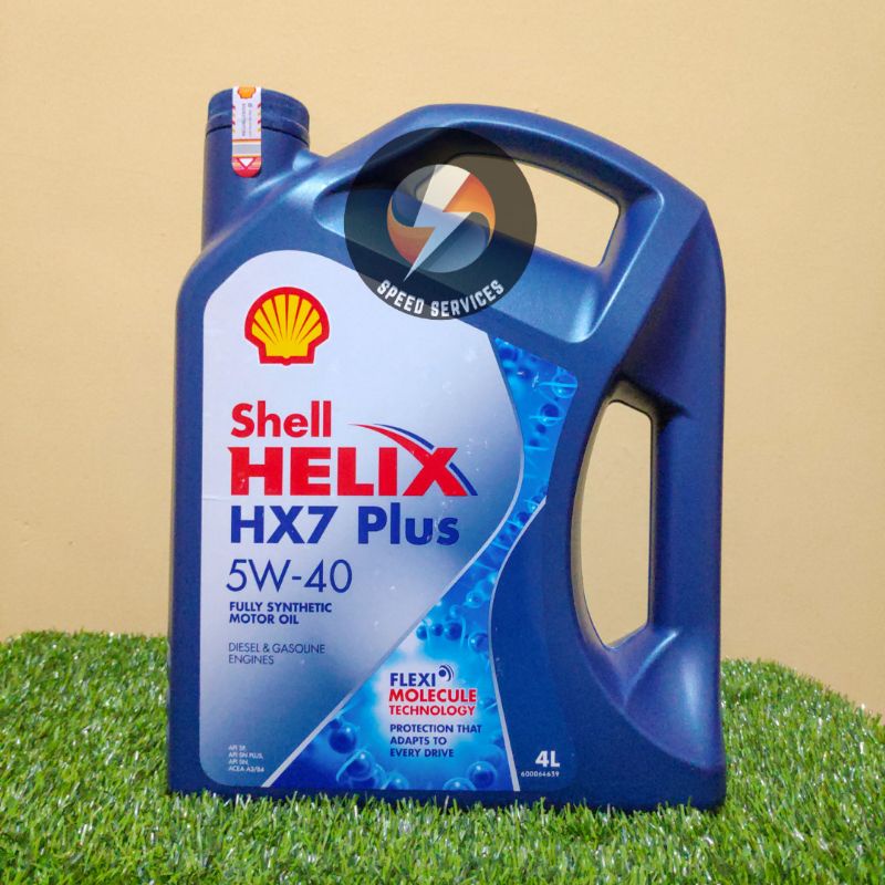 Jual Shell Helix HX7 PLUS 5W-40 API SN PLUA 4 LITER | Shopee Indonesia