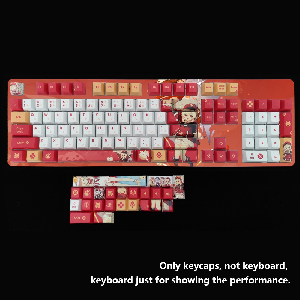 Jual Genshin Impact Klee Theme Key Caps PBT Sublimation Keycap ...