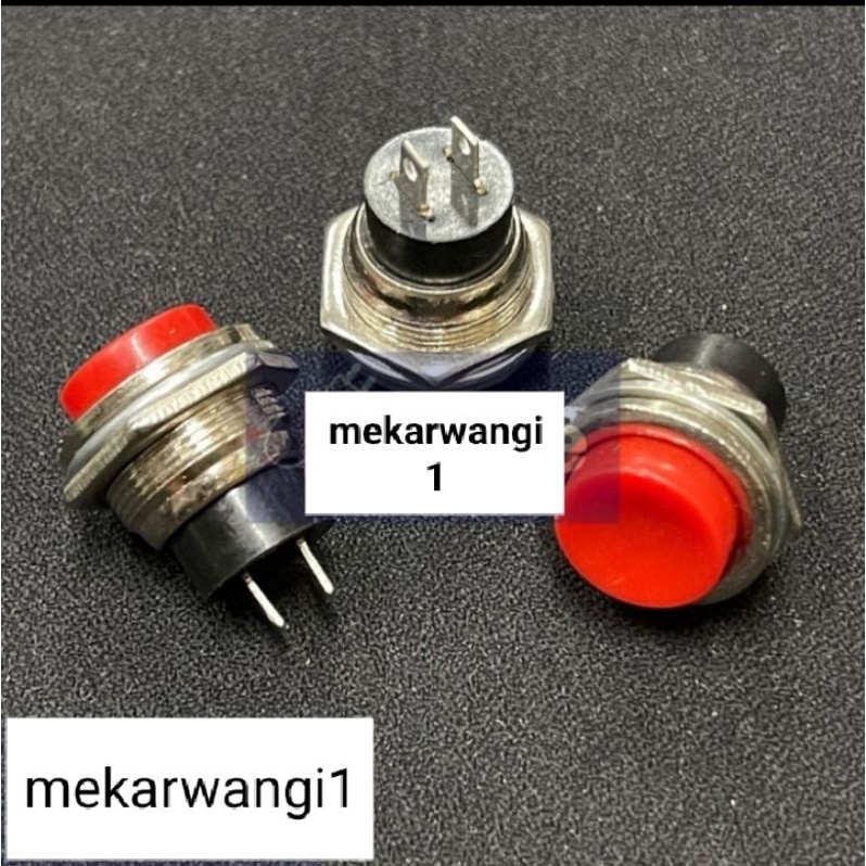 Jual Tombol Push On Besar / Saklar Push On Bulat Besar 16mm | Shopee ...