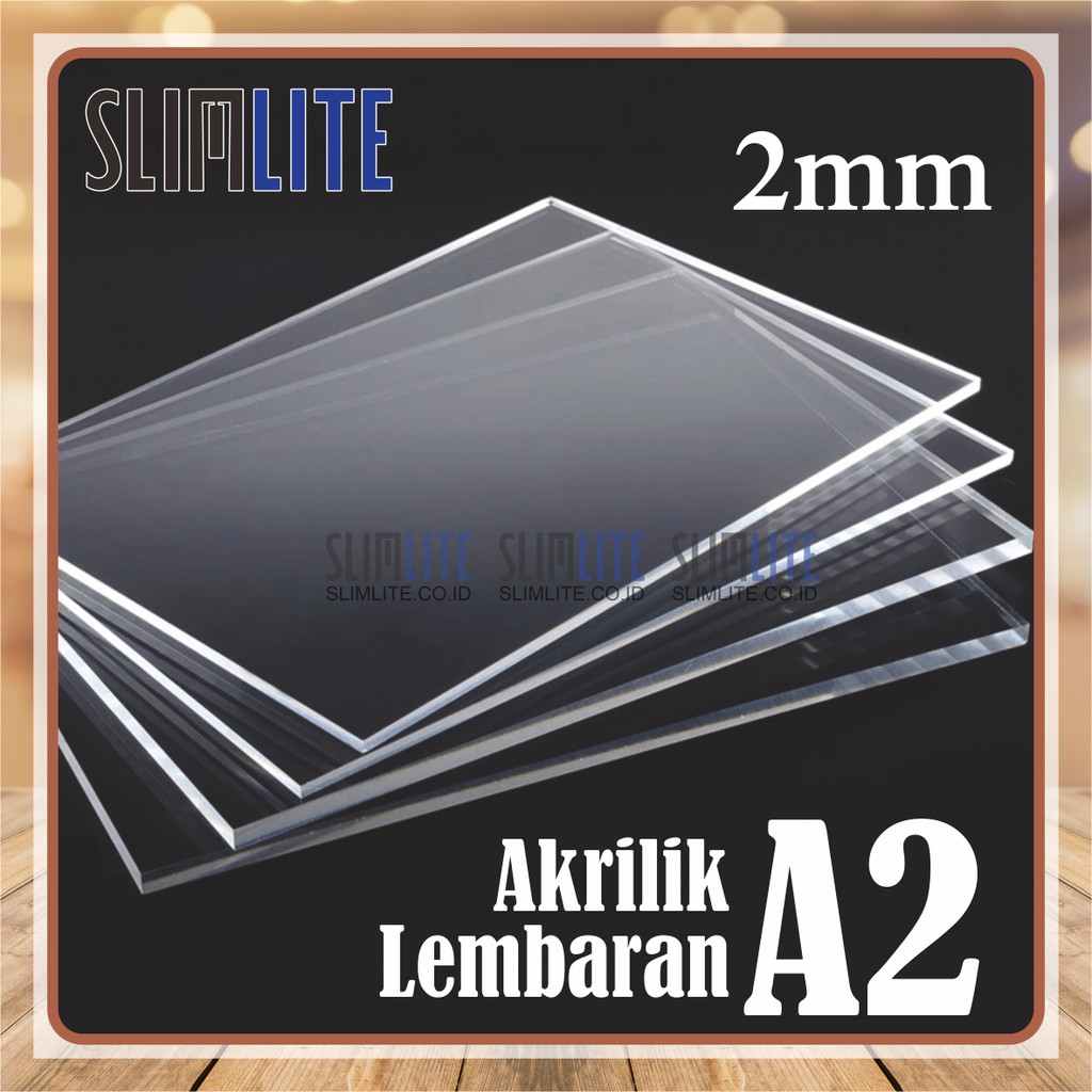 Jual LEMBARAN ACRYLIC / AKRILIK A2 - 2MM - TRANSPARAN / BENING / CLEAR ...
