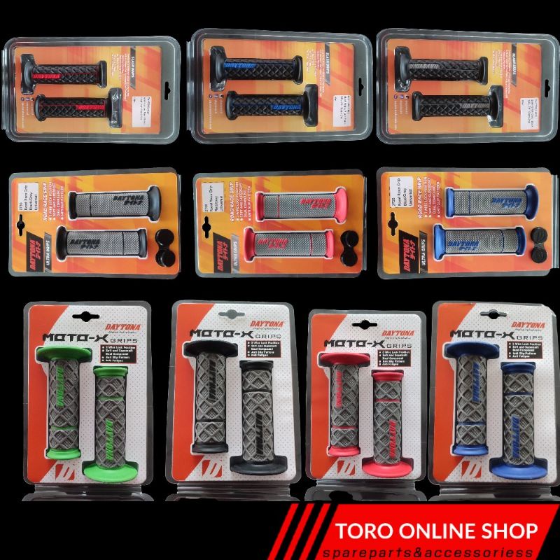 Jual hand grip karet hand grip motor hand grip daytona variasi karet ...