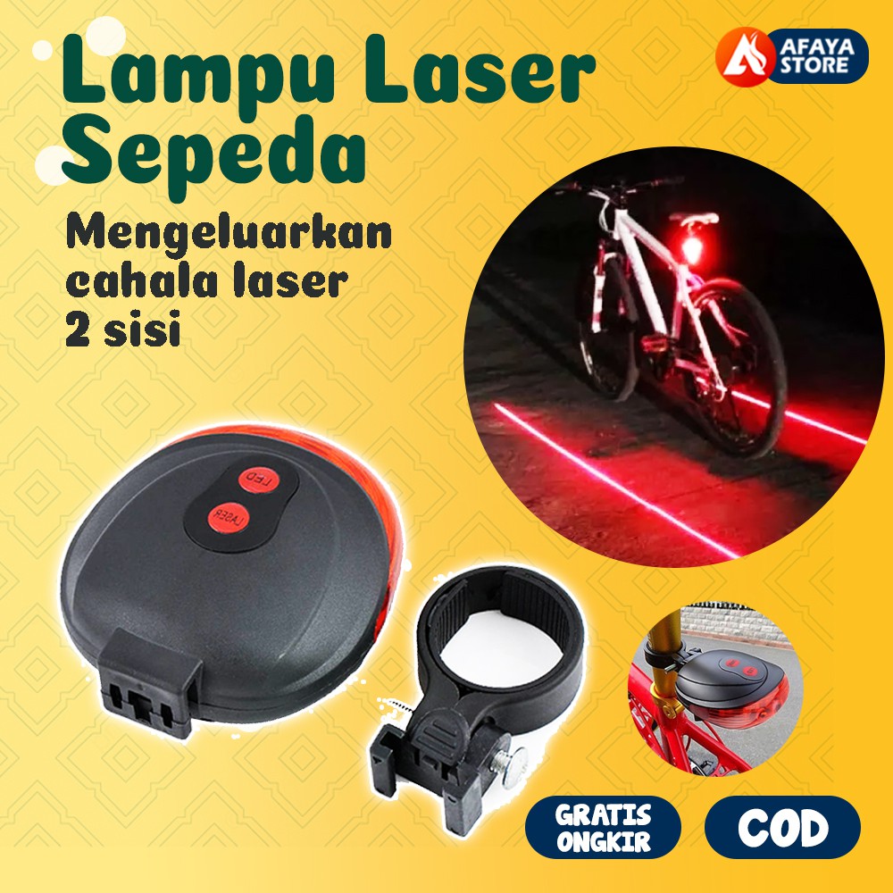 Jual LAMPU SEPEDA LASER | Shopee Indonesia