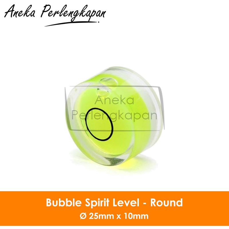 Jual Bubble Spirit Level Round Waterpas Bulat Kuning 25x10mm | Shopee ...