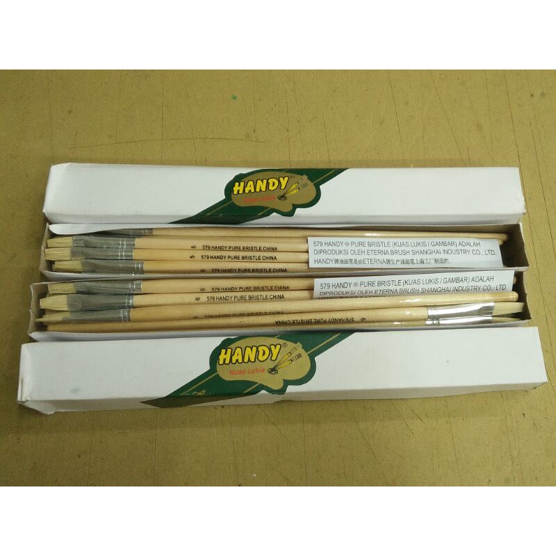 Jual Kuas Lukis 579 Handy Pure Bristle China (5/6) | Shopee Indonesia
