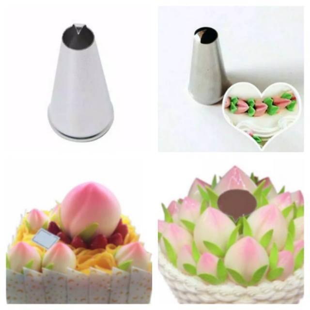 Jual Spuit kuncup mawar spuit bunga mawar impor dekorasi kue ulang ...