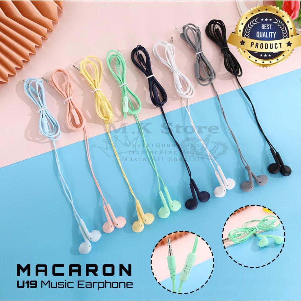 Jual SP88 - HANDSFREE / HANDSET / HEADSET / EARPHONE COLORED MACARON ...