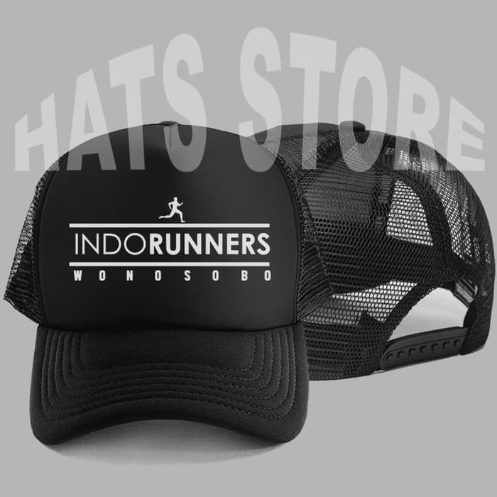 Jual TOPI TRUCKER LOGO INDORUNNERS INDONESIA | Shopee Indonesia