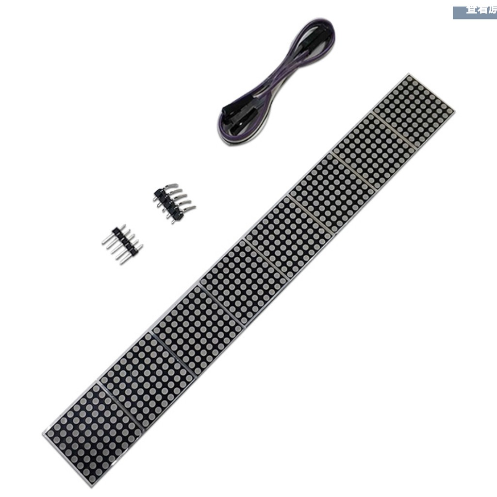 Jual MAX7219 dot matrix 8 in 1 display module single chip control drive ...