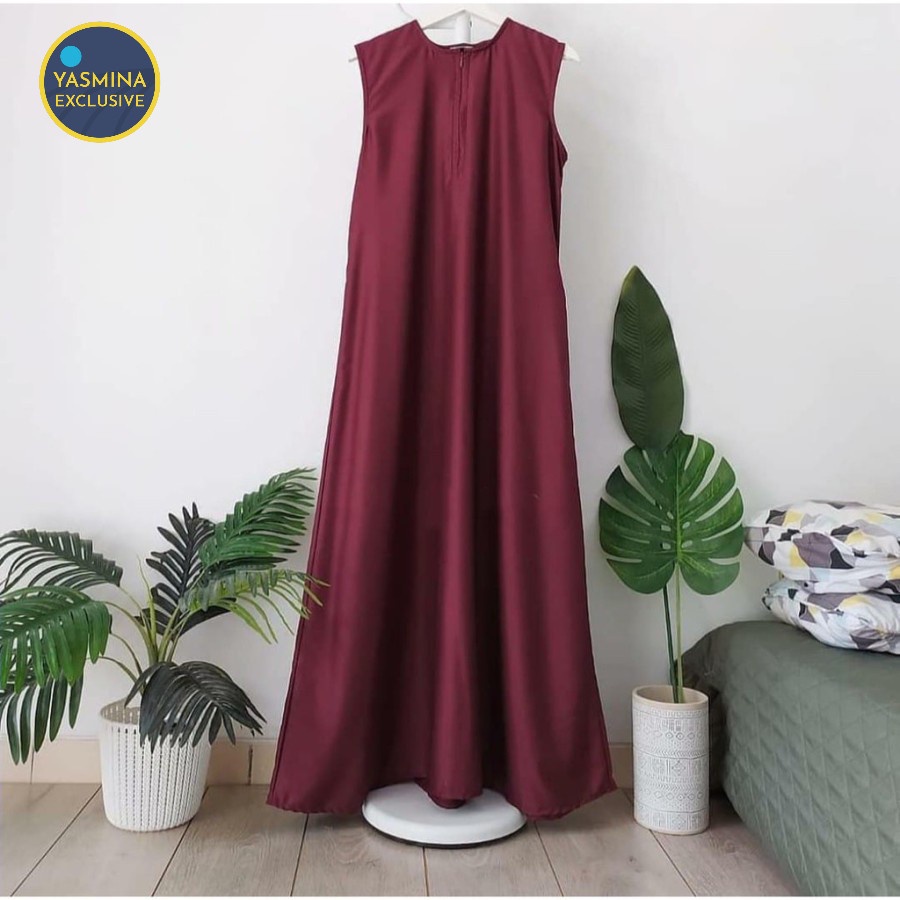 Jual Inner Dress Tanpa Lengan Singlet Dalaman Cey Airflow CRINKLE ...