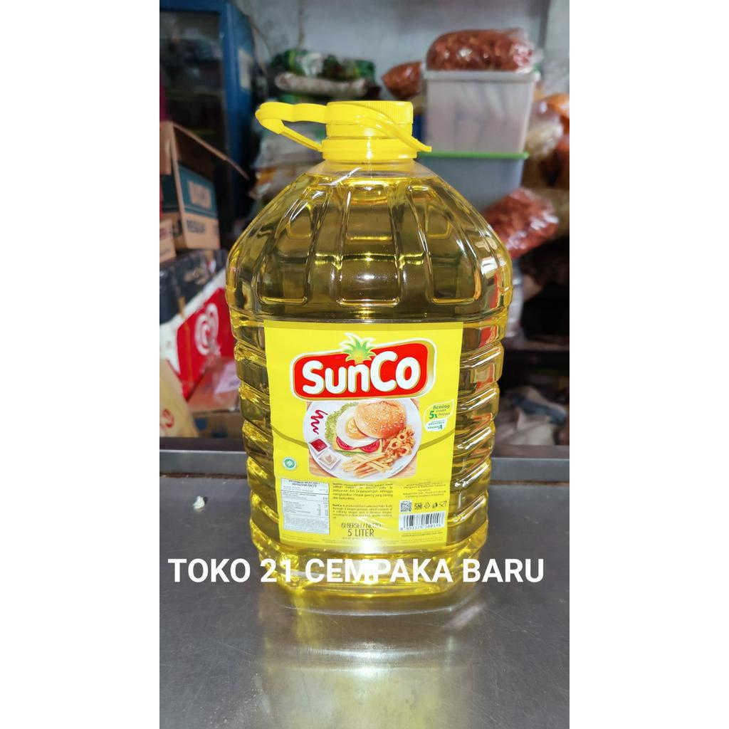 Jual Sunco Minyak Goreng 5 Liter Botol | Sunco 5000ml 5000 ml 5Liter ...