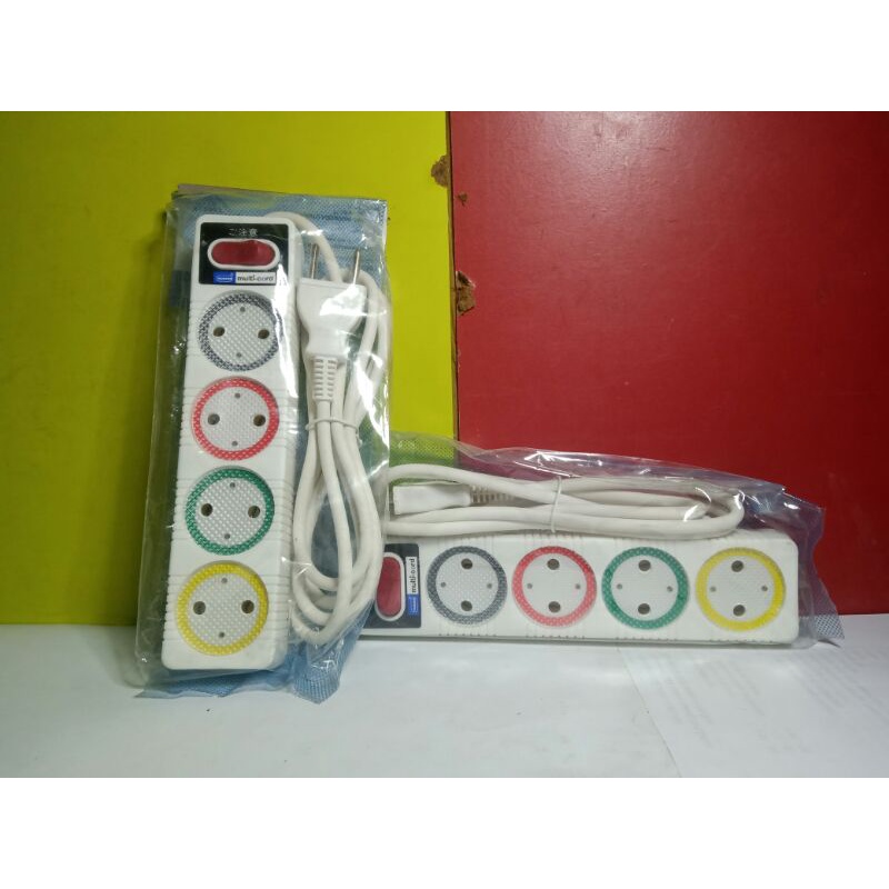 Jual Stop Kontak 3 4 Lubang Panjang 1.5m Colokan sambungan Kabel Listrik SNI Merek Yunior ...