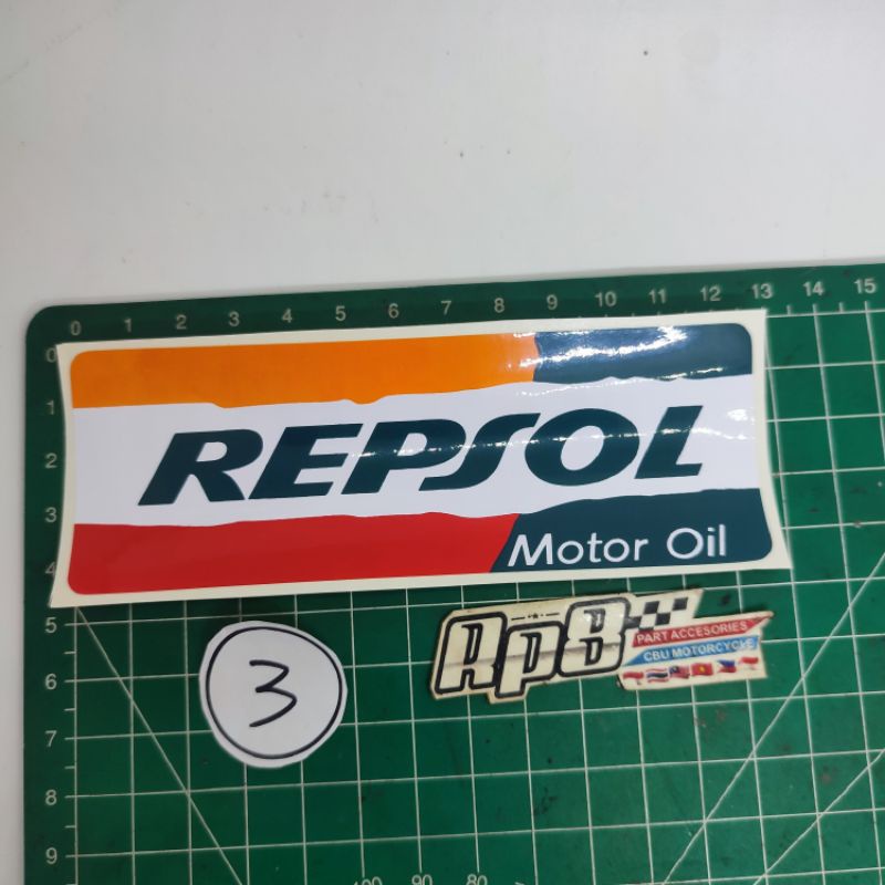 Jual sticker stiker HONDA REPSOL pabrikan REPSOL MOTOR OIL | Shopee ...